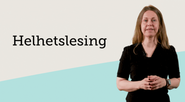 Helhetslesing - Statped